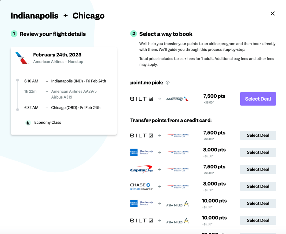 I see some great options through American Airlines AAdvantage and ...